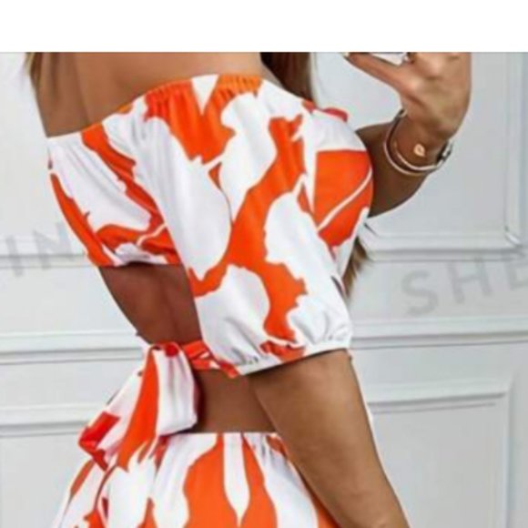 SHEIN | Dresses | Offtheshoulder Cutout Sundress Xl Nib | Poshmark